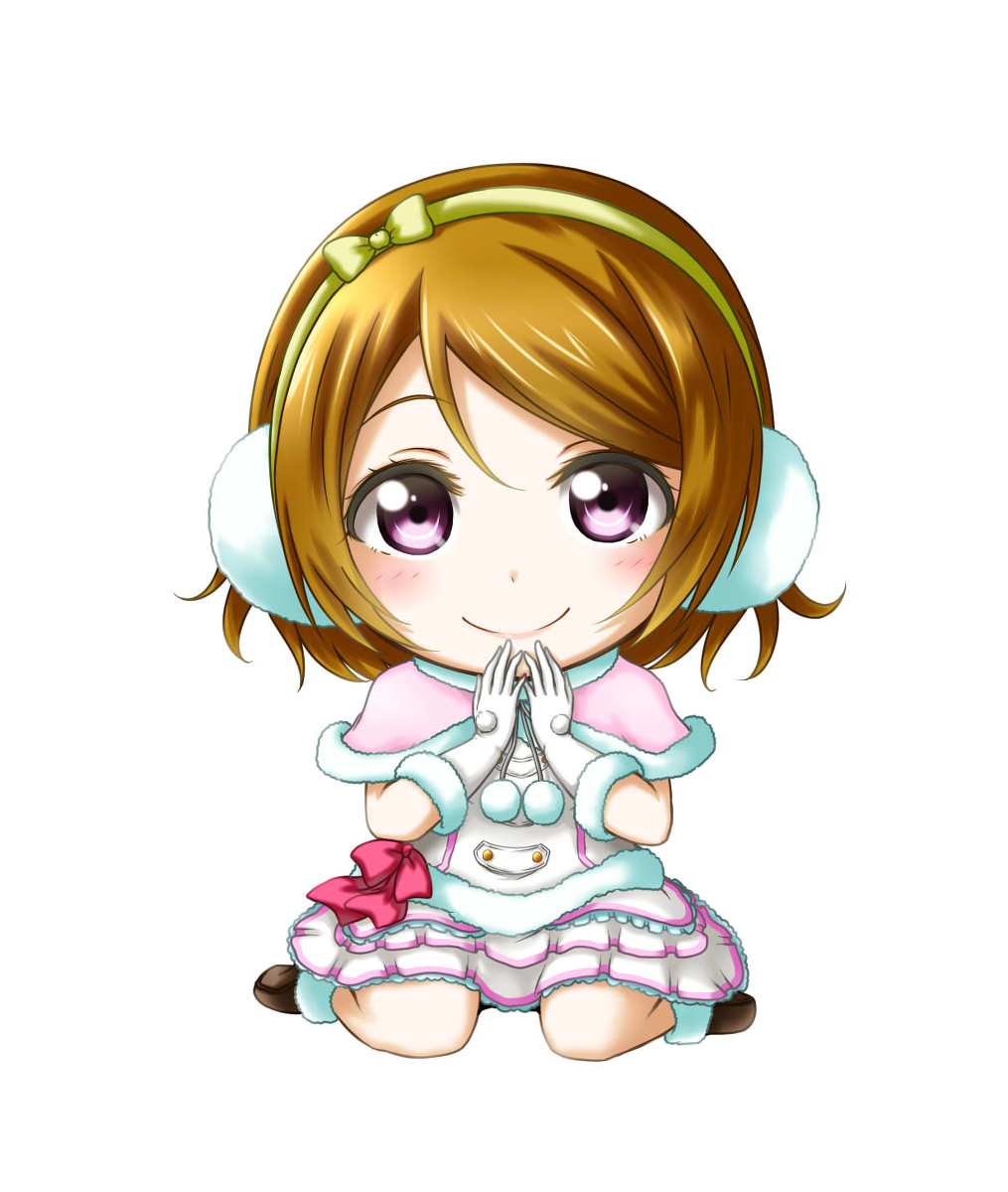 Safebooru - blush brown hair chibi dress hairband koizumi hanayo love live! school idol project ...