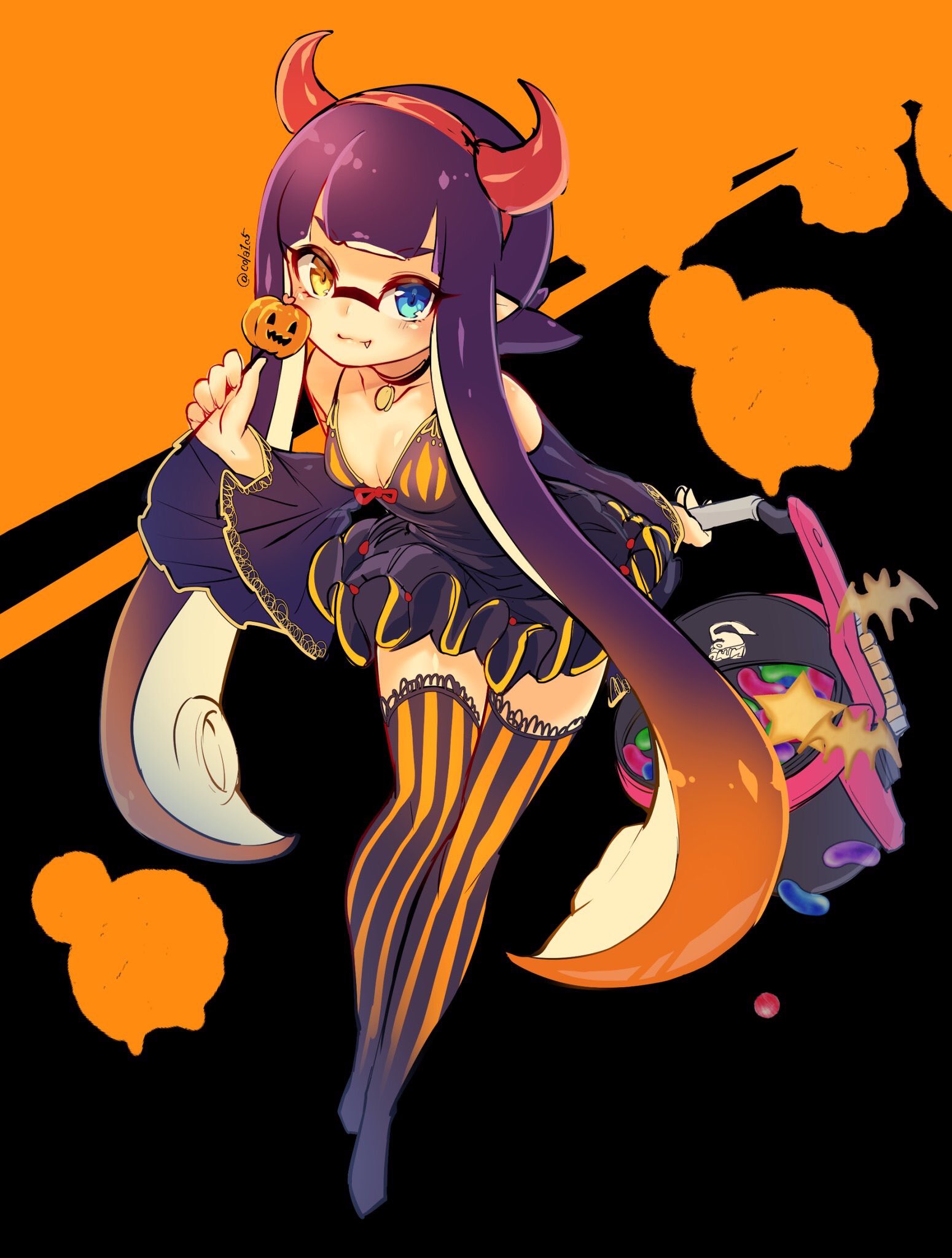 Safebooru - 1girl arm behind back bangs black dress black footwear black hair blue eyes blunt ...