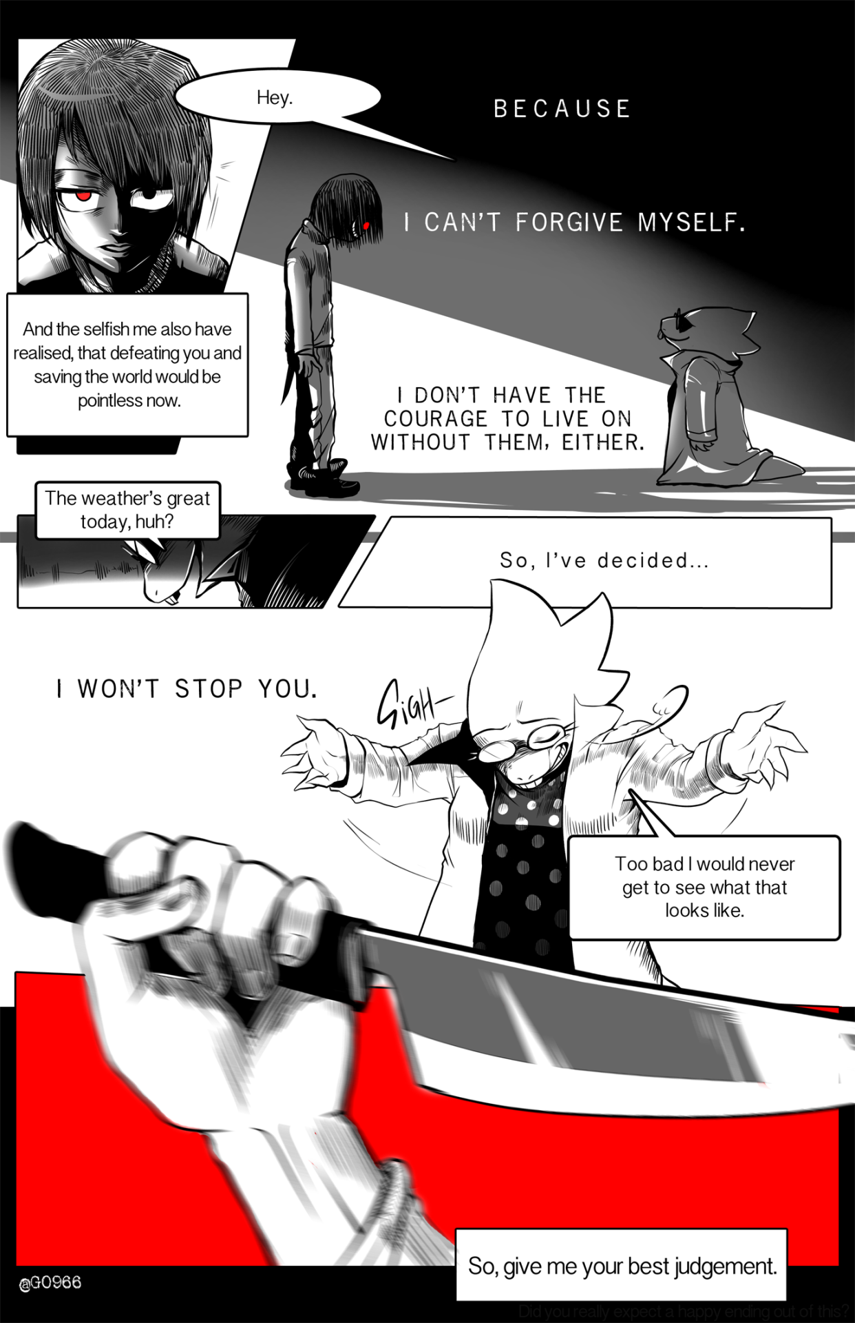 Safebooru - 1girl alphys androgynous artist name black eyes chara ...