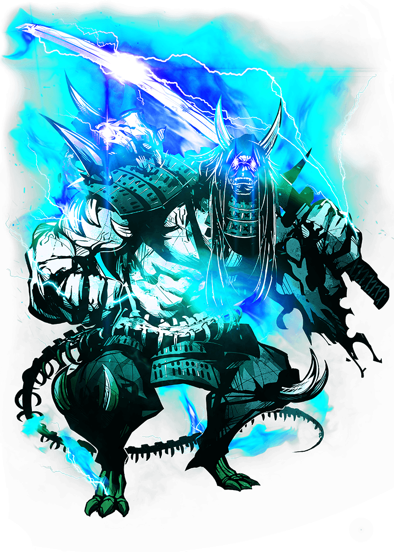 Safebooru - 1boy alpha transparency armor blue fire enemy ootachi fire full body glowing glowing ...