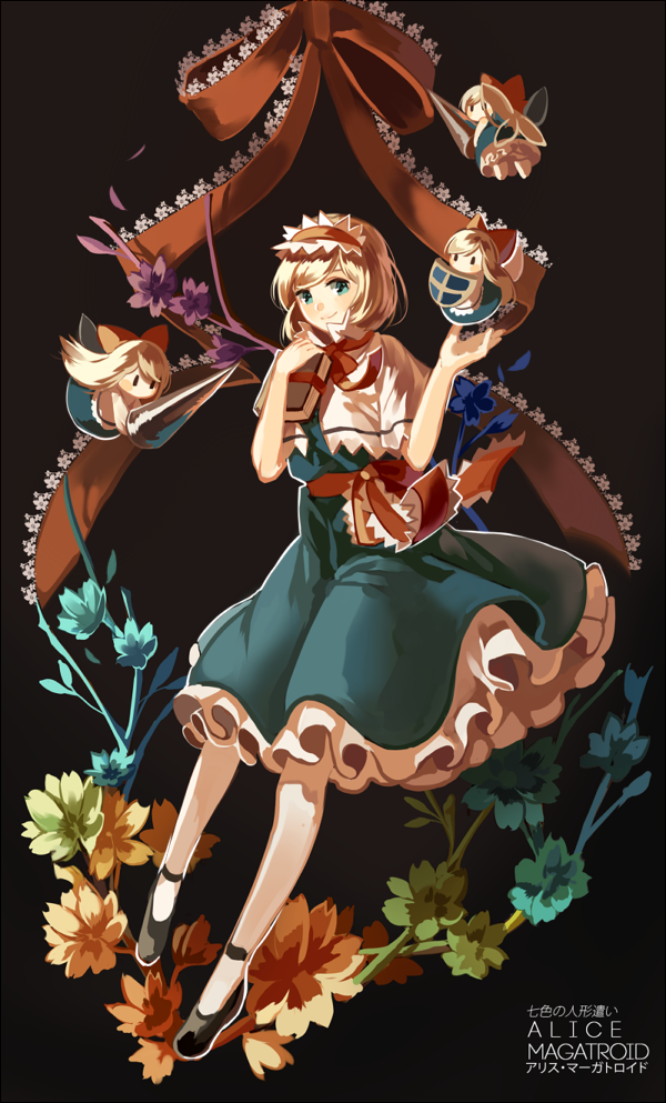 Safebooru - 1girl alice margatroid blonde hair blue dress blue eyes bow capelet dress fairy ...