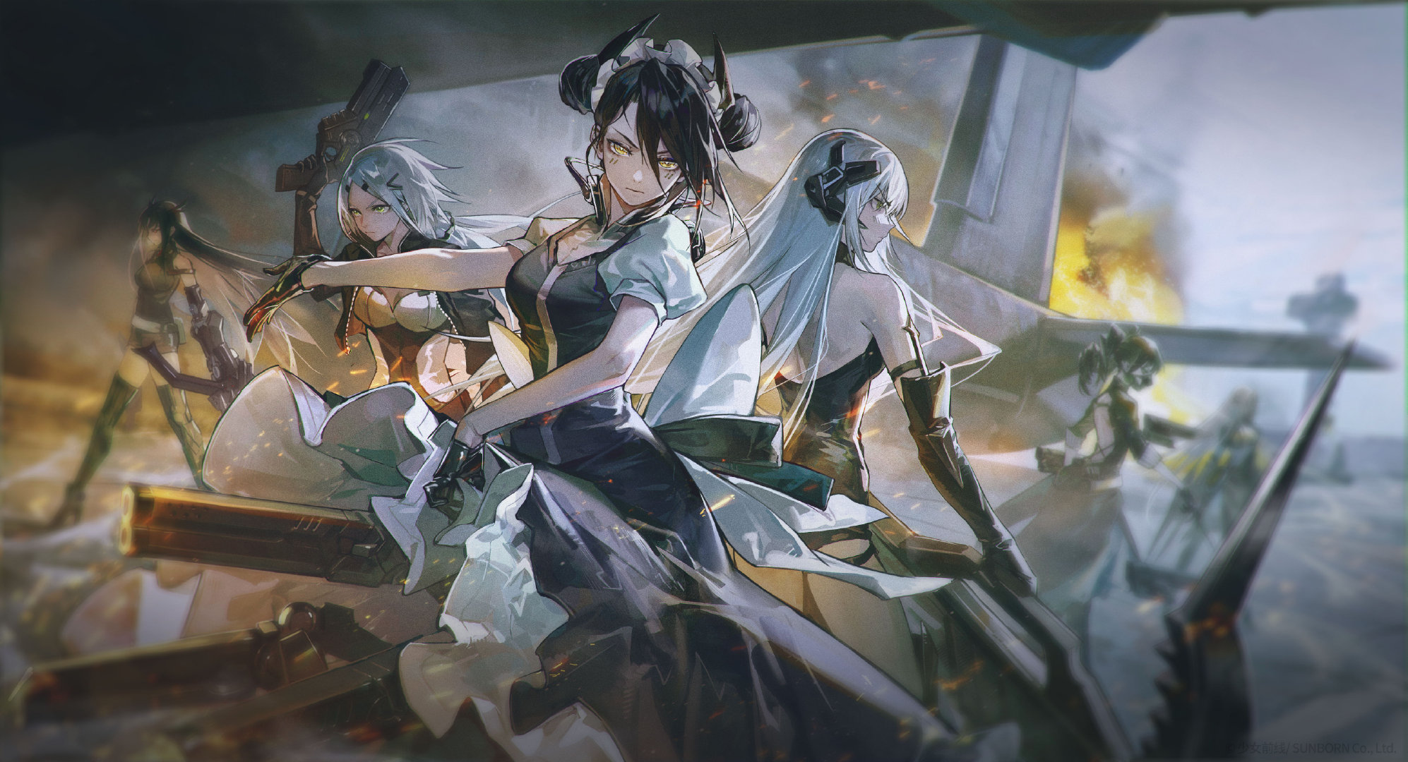 Safebooru - 6+girls agent (girls' frontline) alchemist (girls ...