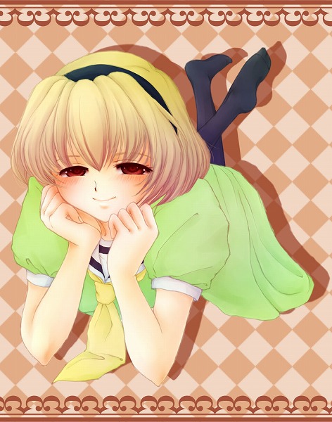 Safebooru - blush hairband higurashi no naku koro ni houjou satoko on ...