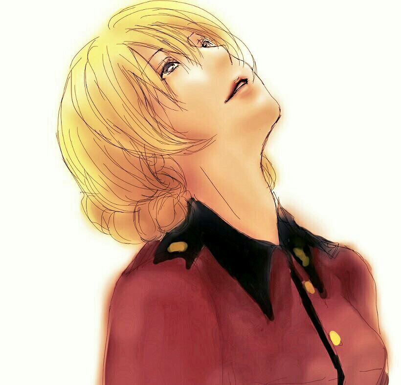 Safebooru - 1girl blonde hair darjeeling girls und panzer lips looking ...