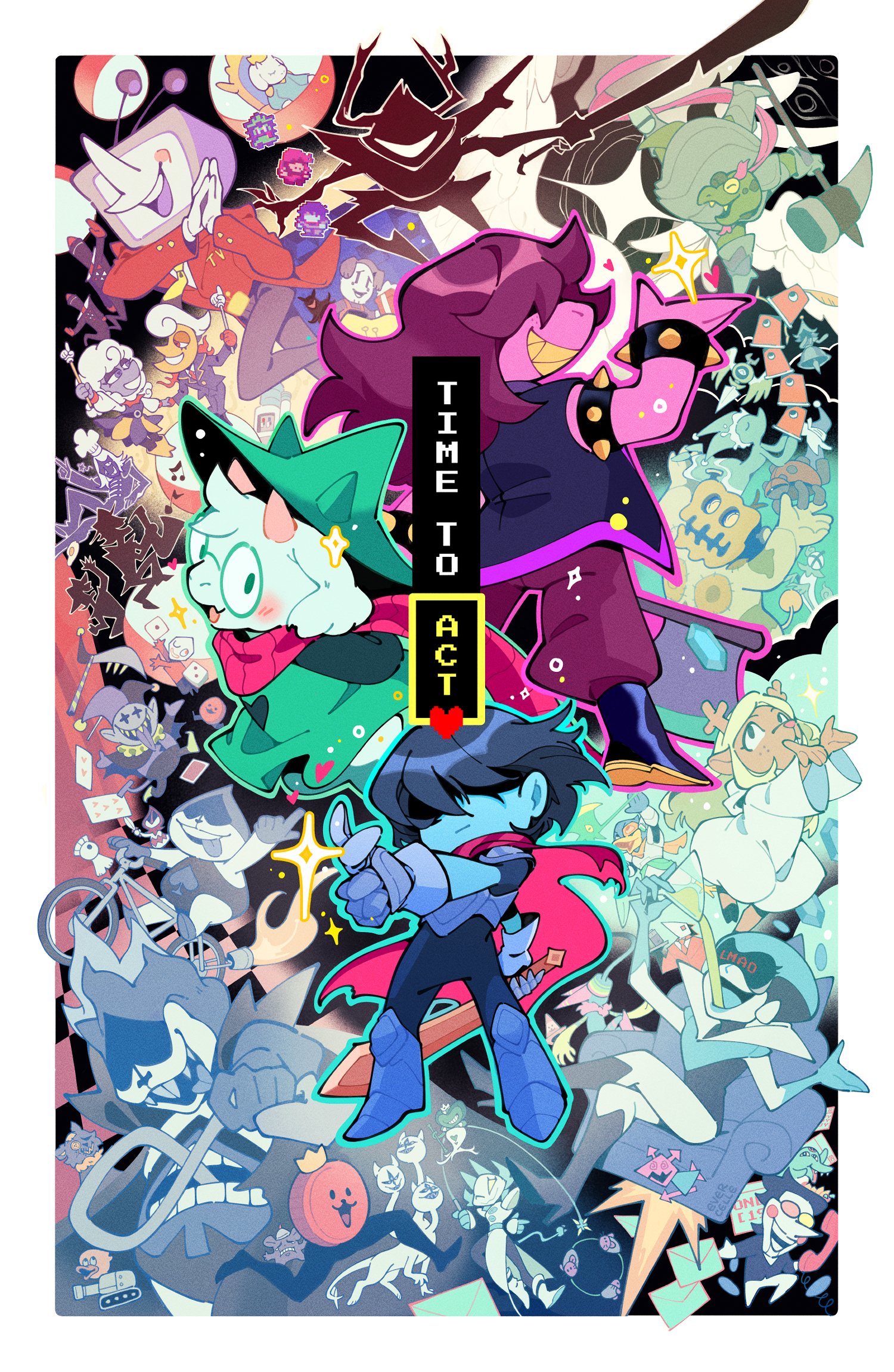 Safebooru - ant tenna berdly (dark world) (deltarune) berdly (deltarune ...