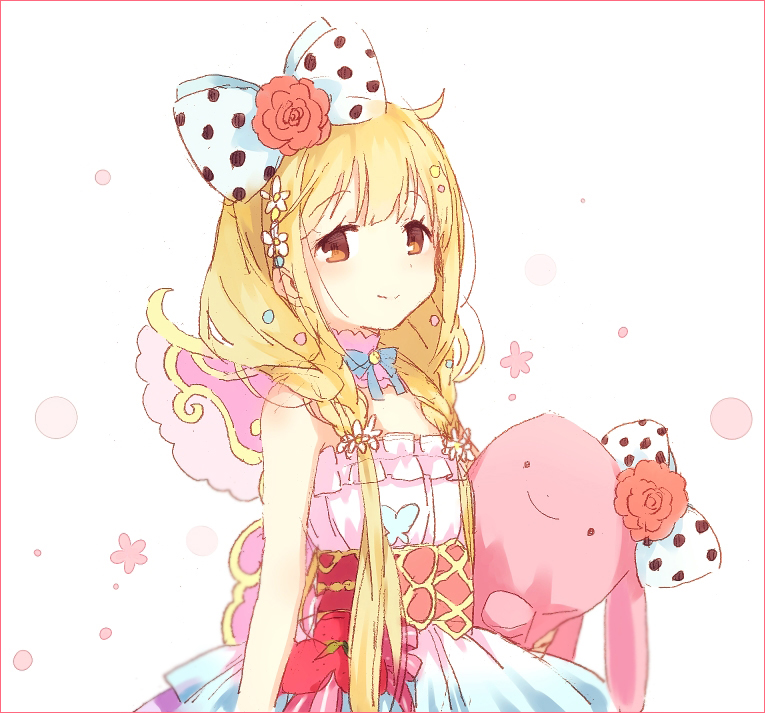 Safebooru - 1girl bare shoulders blush futaba anzu hakusai (tiahszld ...