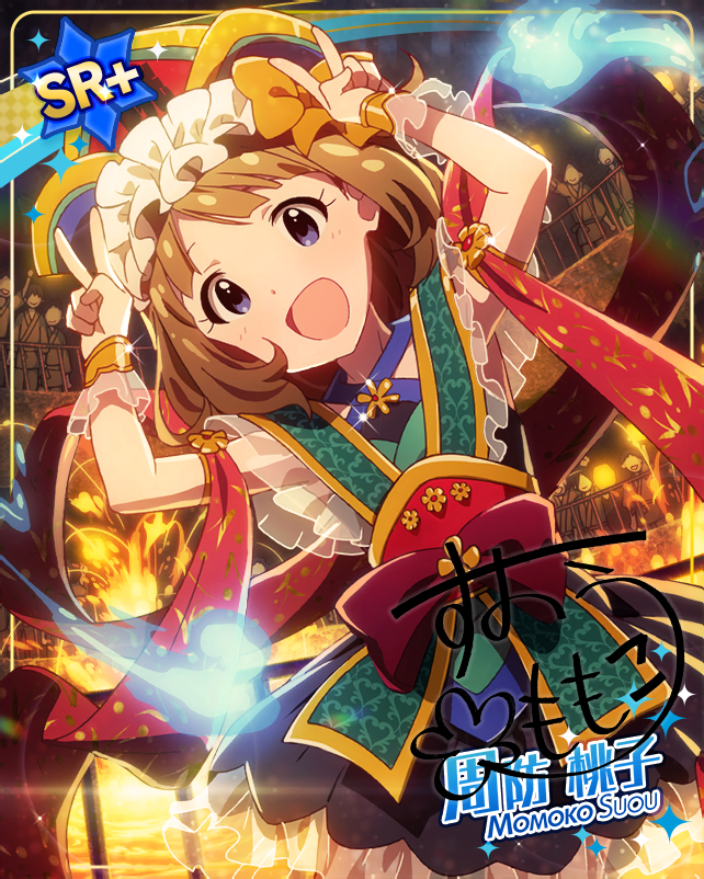 Safebooru - blue eyes blush brown hair character name dress headdress idolmaster million live ...