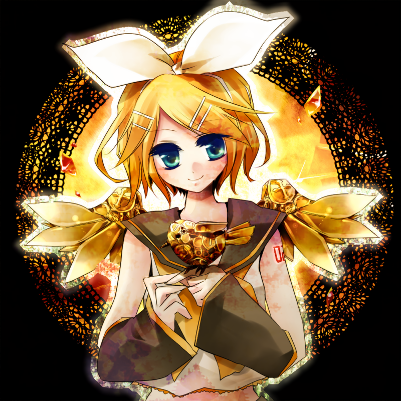 Safebooru - bad id blonde hair detached sleeves hair ornament hair ...
