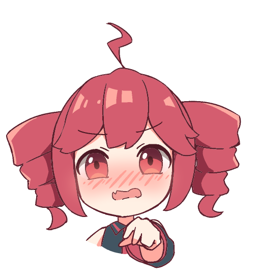 Safebooru - 1girl ahoge black shirt black sleeves blush chibi chibi ...