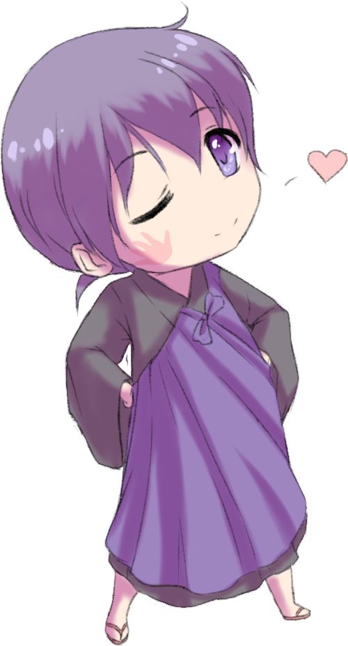 Safebooru - 1boy chibi hand print heart inuyasha lady suchiko male ...