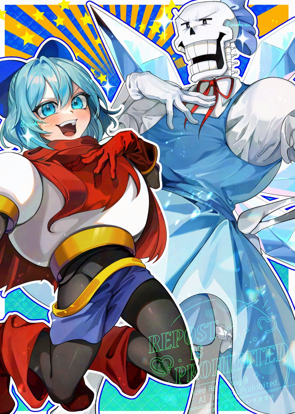 Safebooru - blue dress blue hair bone bow cirno cirno (cosplay) cosplay ...