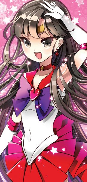 Safebooru - 1girl artist request bishoujo senshi sailor moon black hair bow choker circlet hino ...