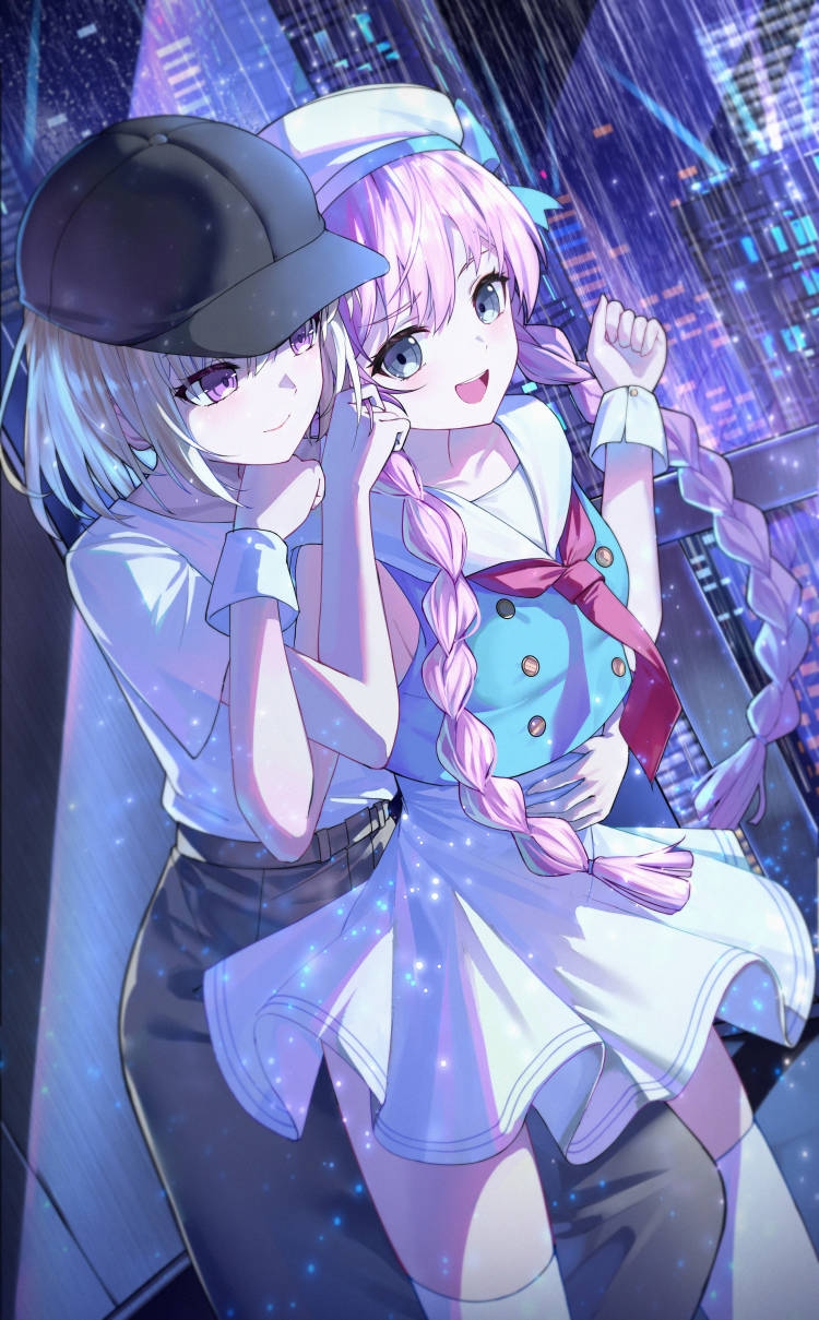 Safebooru - 2girls artist request bang dream! bang dream! it's mygo!!!!! baseball cap beret ...