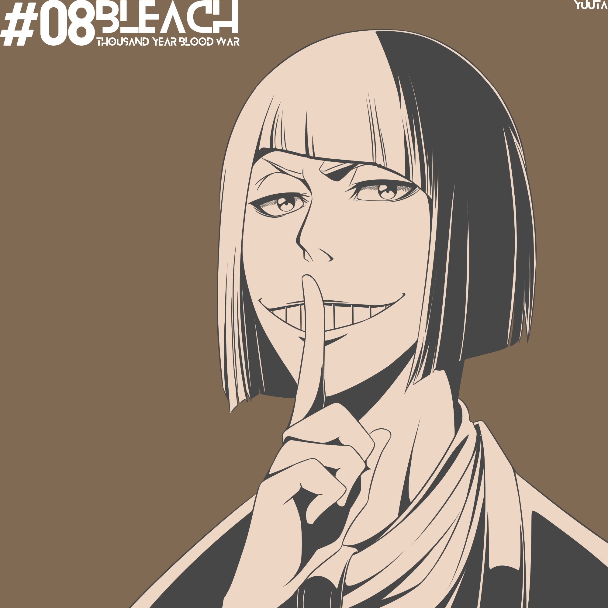 Safebooru - 1boy :d artist name bleach blunt bangs blunt ends bob cut ...
