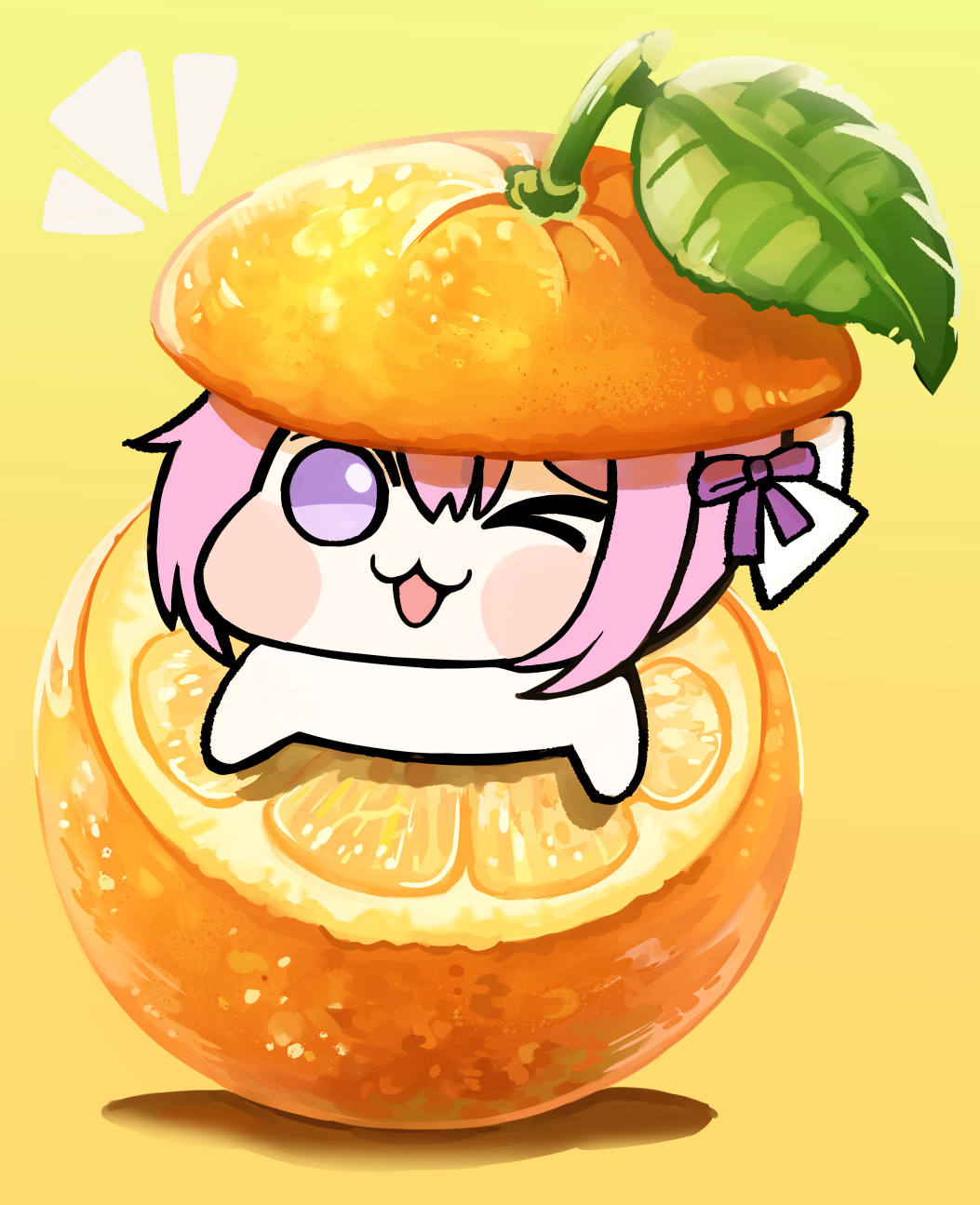 Safebooru - 1girl :3 creature doro (nikke) english commentary food ...