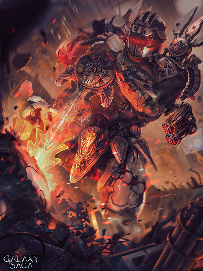 Safebooru - 1boy armor building full armor galaxy saga glowing glowing ...