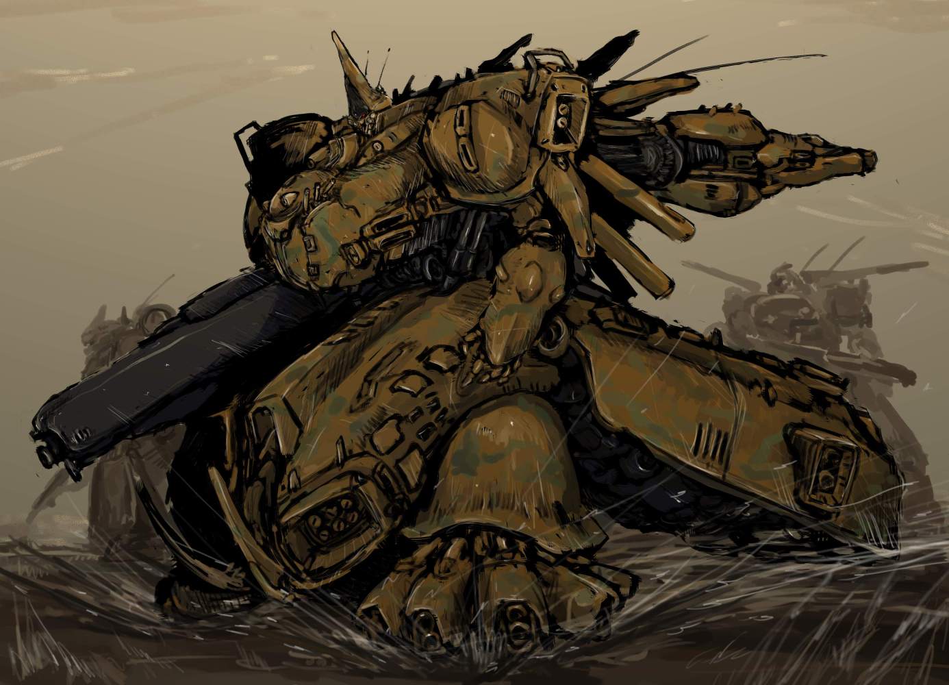 Safebooru - gundam gundam the revival of zeon mecha moto murabito solo ...