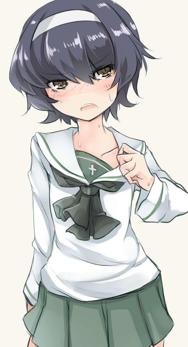 Safebooru - alternate hair length alternate hairstyle amai nekuta black hair brown eyes girls ...