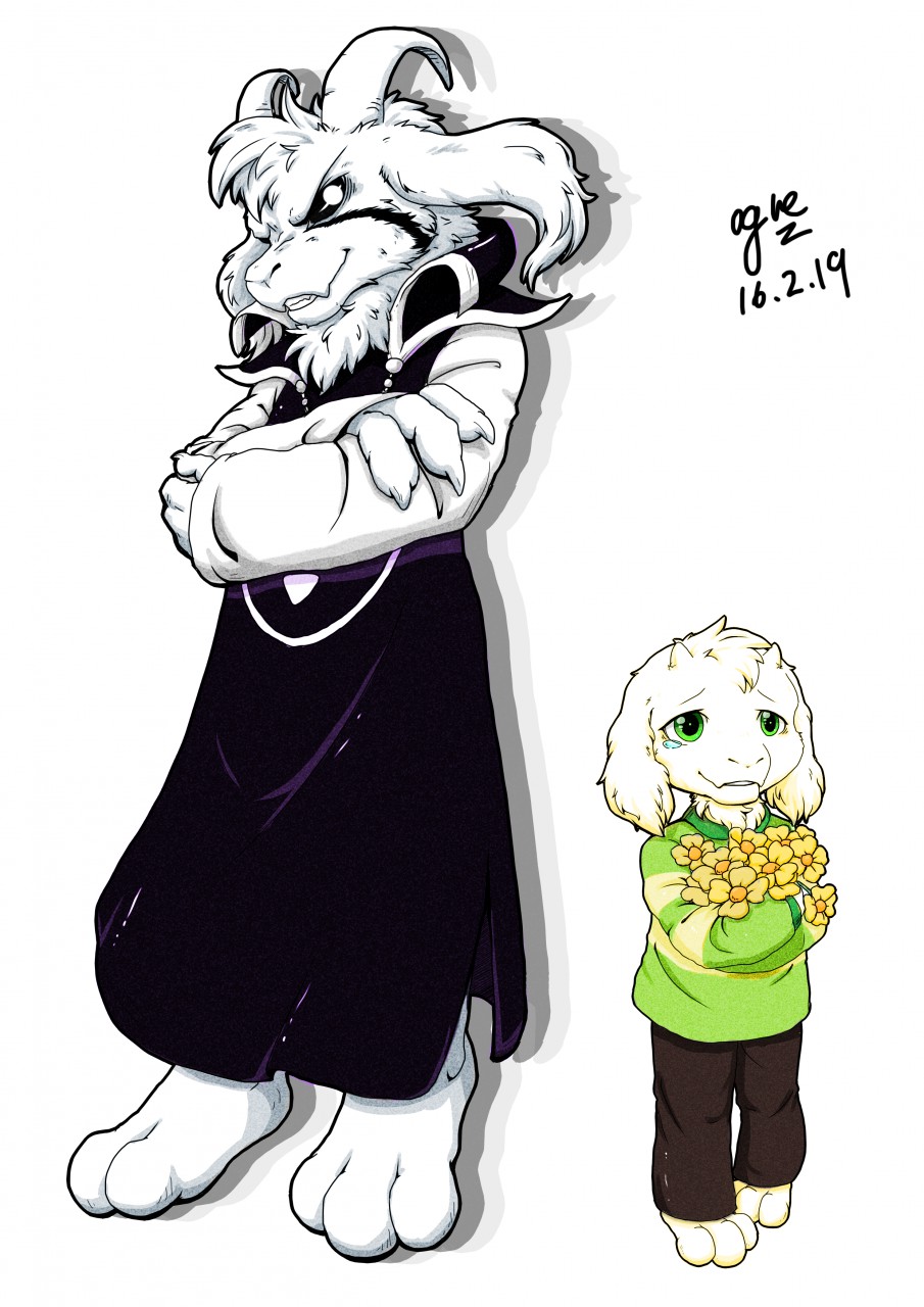 Safebooru - 2019 adult artist signature asriel dreemurr asriel dreemurr ...