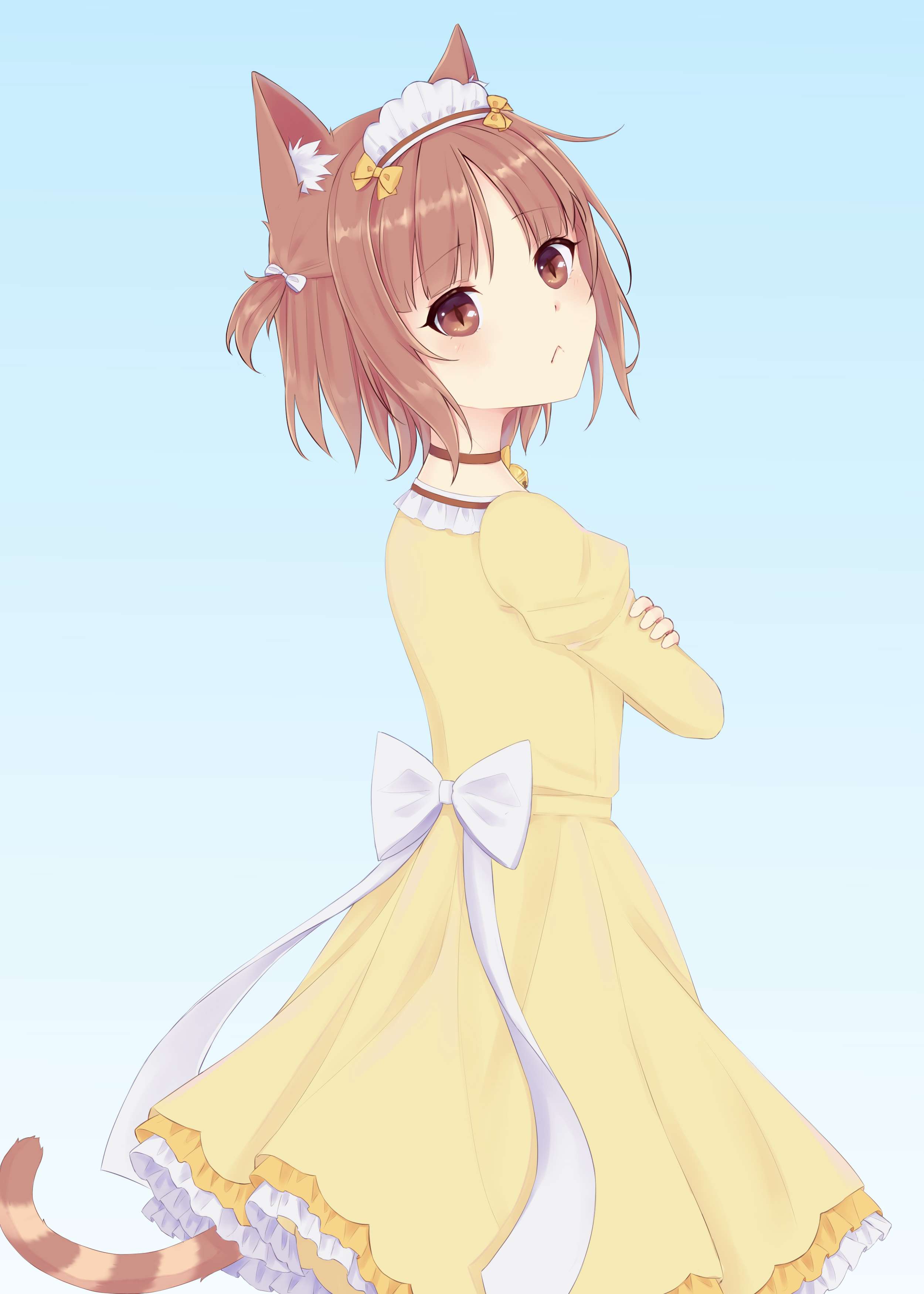 Safebooru - absurdres animal ear fluff animal ears azuki (nekopara ...