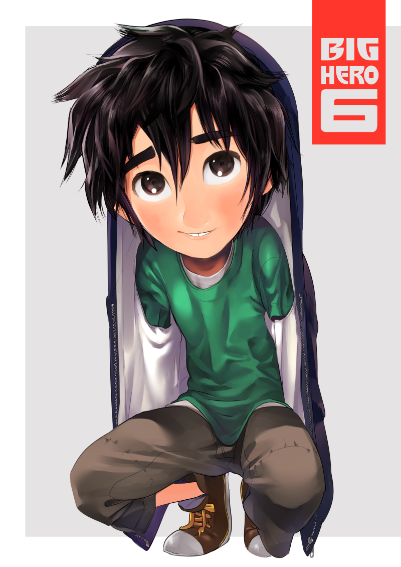 Safebooru - 1boy big hero 6 black eyes black hair disney hiro hamada ...