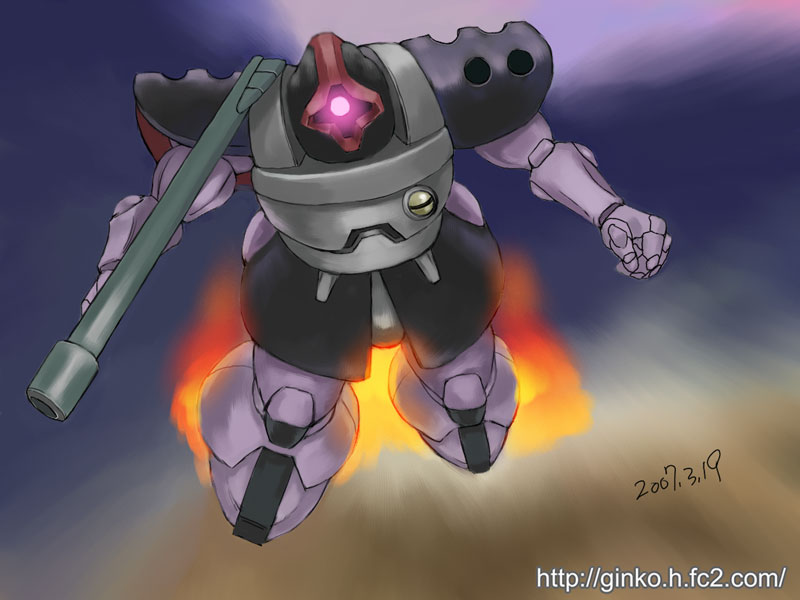 Safebooru - 00s 2007 dom ginko (silver fox) gundam mecha mobile suit ...