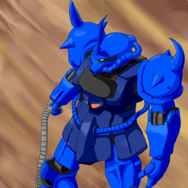 Safebooru - artist request desert gouf gundam heat rod mecha mobile ...