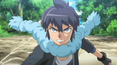 Safebooru - 1boy 1girl alain (pokemon) angry animated animated gif ...