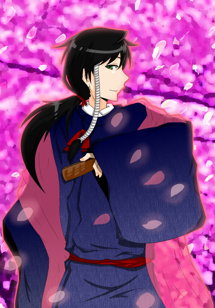 Safebooru - artist request asuka period black hair green eyes japanese ...