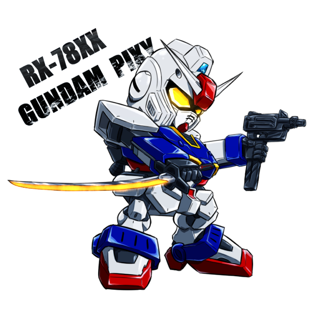 Safebooru - artist request chibi dual wielding gun gundam gundam cross ...