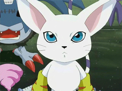 Safebooru - animated animated gif cat digimon digimon adventure fangs ...