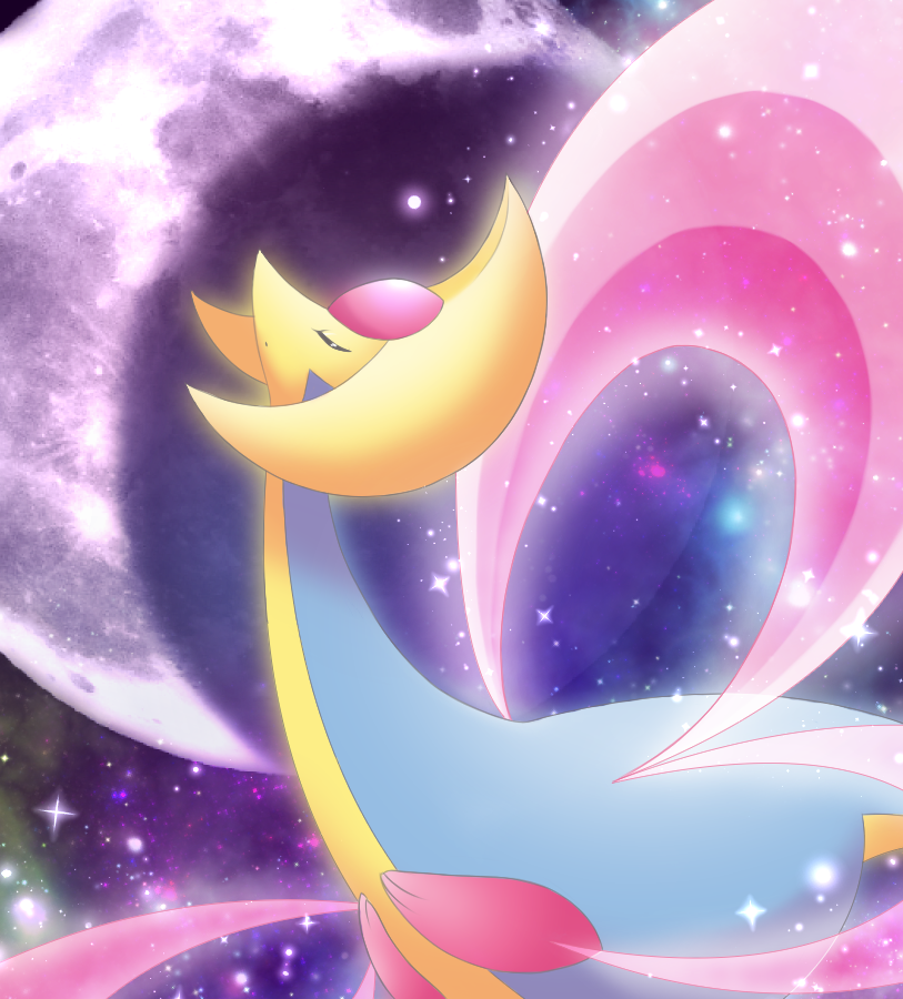 Safebooru - 00s 1girl closed eyes cresselia maiko (moko) moon pokemon ...