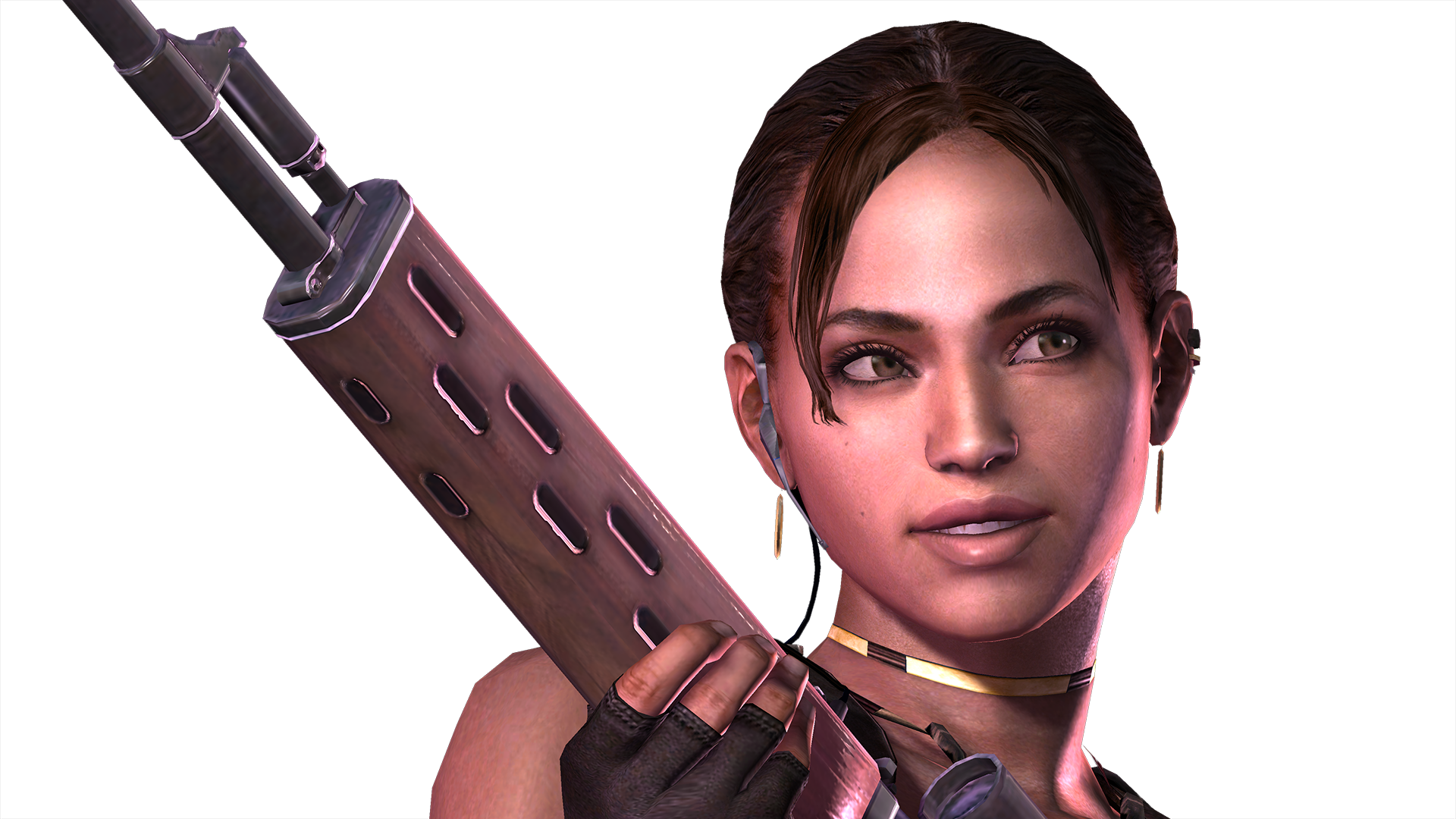 Safebooru - 3d clenched teeth face resident evil resident evil 5 sheva ...