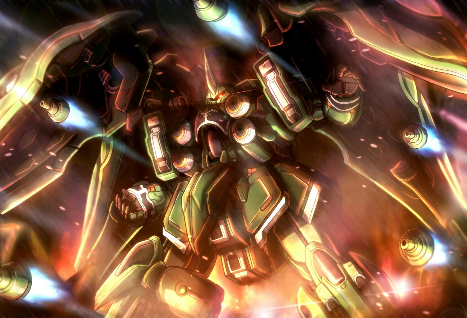 Safebooru - funnels gundam gundam unicorn iiiinoue kshatriya mecha no ...