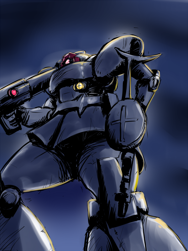 Safebooru - dom dual wielding gun gundam mecha mobile suit gundam ...