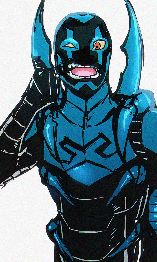 Safebooru - 1boy armor blue beetle dc comics jamie reyes male focus ...