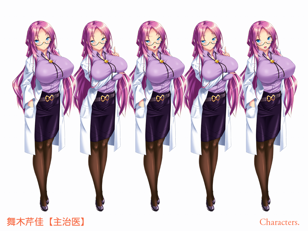 Safebooru 1girl Belt Blue Eyes Breasts Character Name Crossed Arms 9493