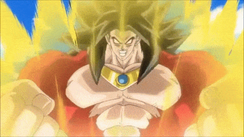 Safebooru - 3boys 90s animated animated gif battle black hair broly ...