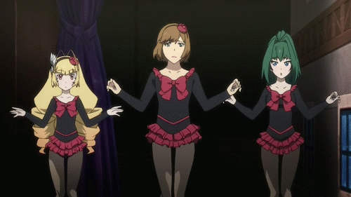 Safebooru 1boy 2girls Akari Acura Alternate Costume Alternate 9491