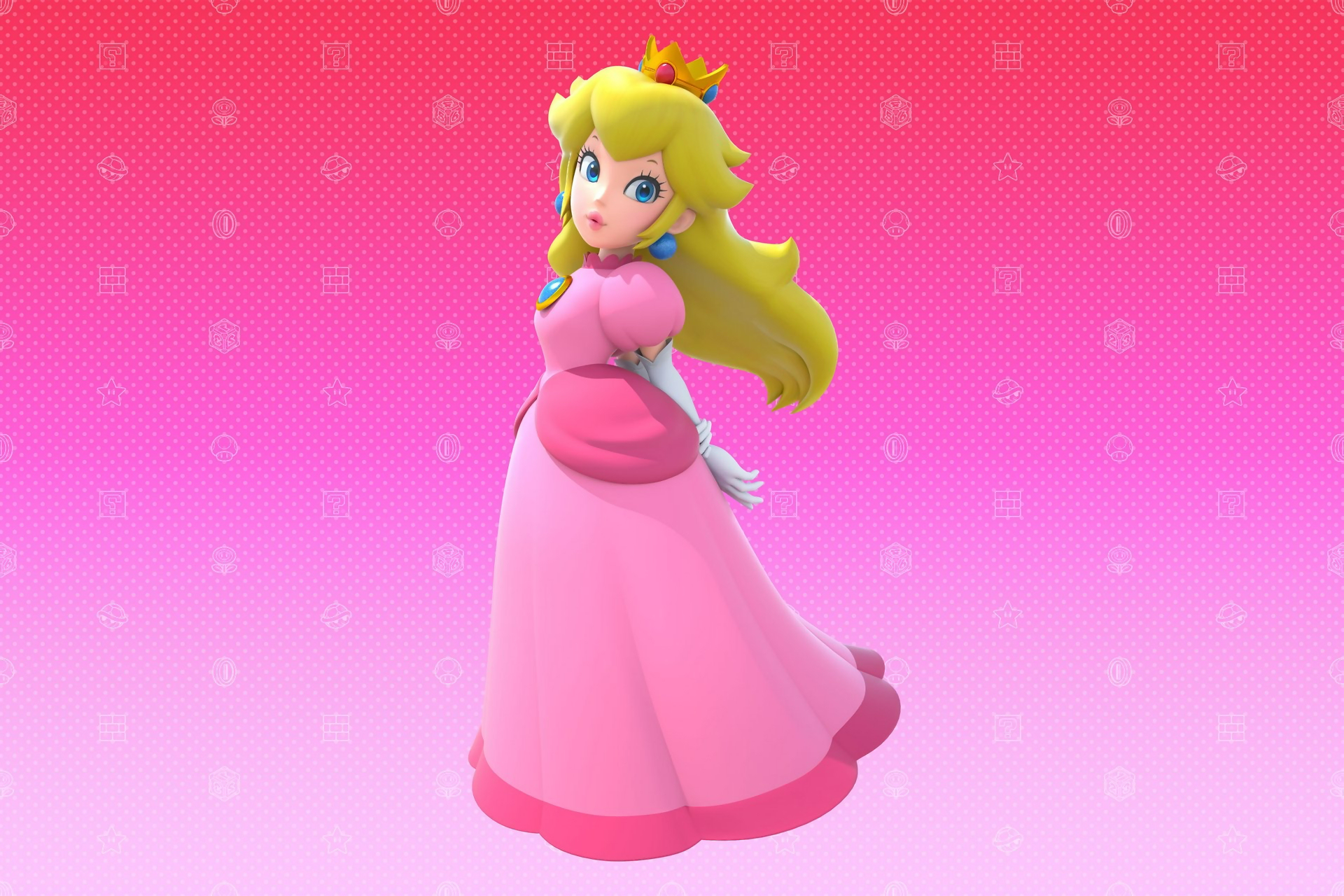 Safebooru - 1girl blonde hair blue eyes crown highres lips super mario ...