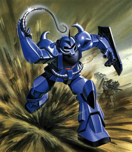 Safebooru - gouf gun gundam heat rod mecha mobile suit gundam no humans ...