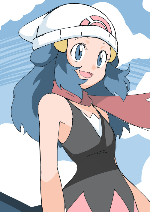 Safebooru Blue Eyes Blue Hair Hainchu Hikari Pokemon Pokemon 1974786