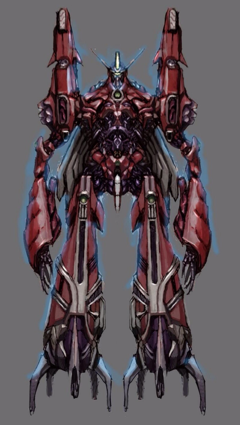 Safebooru - densetsu kyojin ideon ideon mecha redesign tatsuya1227 ...