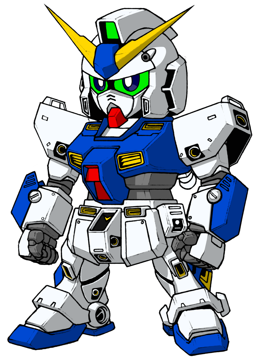 Safebooru - 80s artist request chibi green eyes gundam gundam 0080 ...
