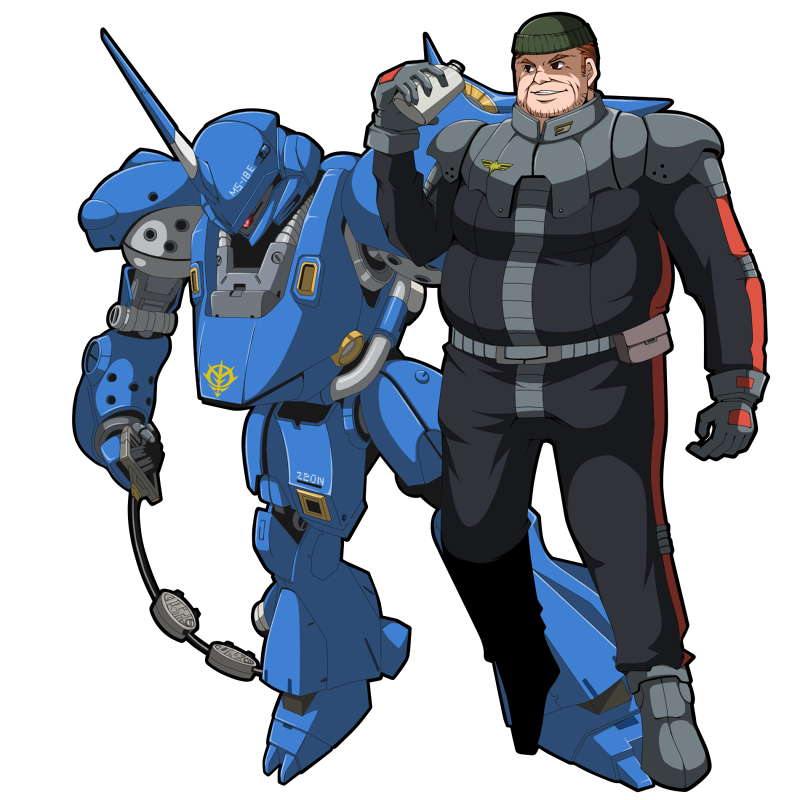 Safebooru - 80s chain mine gundam gundam 0080 hat hunabushi kampfer ...