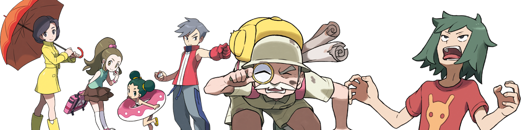 Safebooru - 10s bird keeper (pokemon) npc trainer official art parasol ...