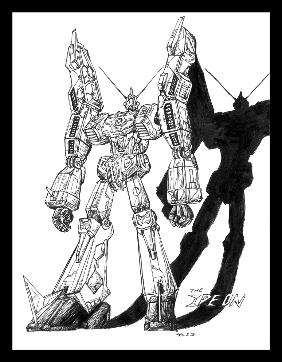 Safebooru - character name densetsu kyojin ideon ideon mecha redesign ...