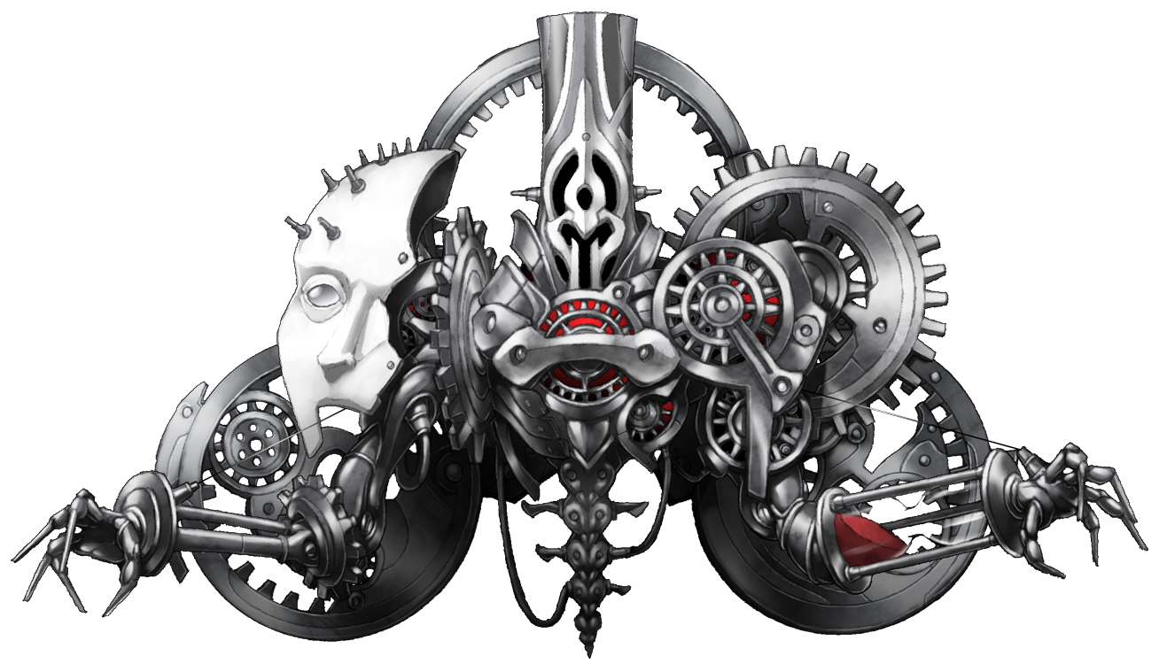 Safebooru - claws cthulhu mythos gears hourglass mask mazeran no humans ...