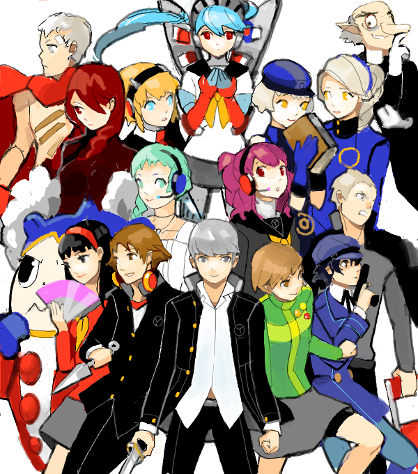 Safebooru 6boys 6girls Aegis Aegis Persona Amagi Yukiko 8364