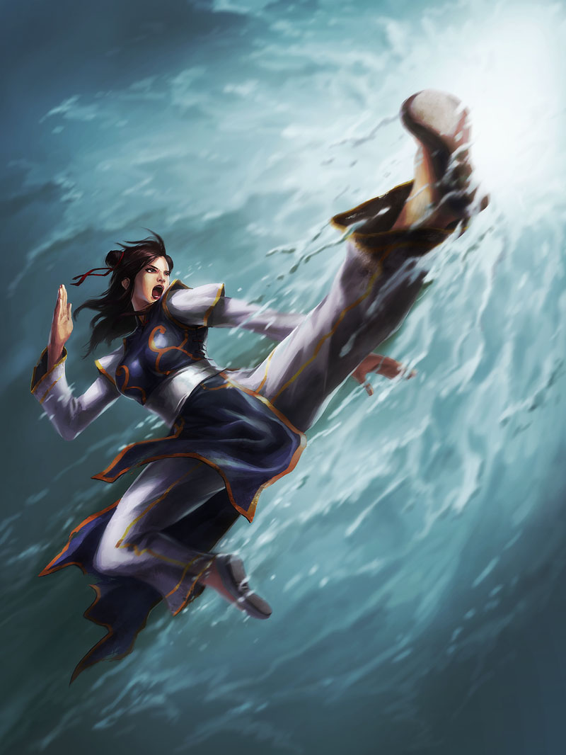 Safebooru - 1girl alternate costume brown eyes brown hair capcom ...